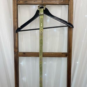 B.B. Simon | Accessories | Nwot Bb Simon Crystal Western Leather Belt ...